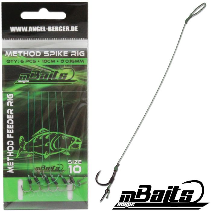 Magic Baits Method Spike Rig Feeder Vorfach mit Nadel Feeder Speer Feederrig