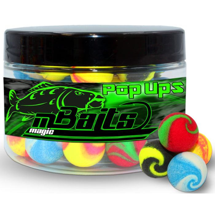 Angel Berger Magic Baits Fluo Two Tone Pop Ups 15mm